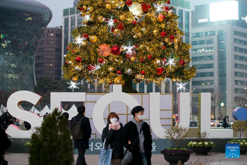 In pics: Christmas decoration in South Korea - Xinhua