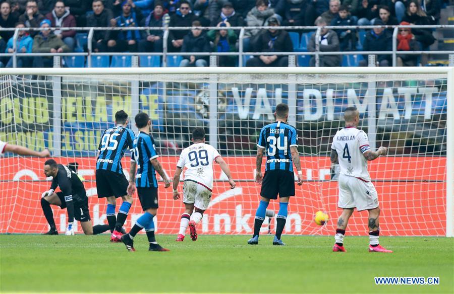 Italian Serie A soccer match: Inter vs. Cagliari - Xinhua | English.news.cn