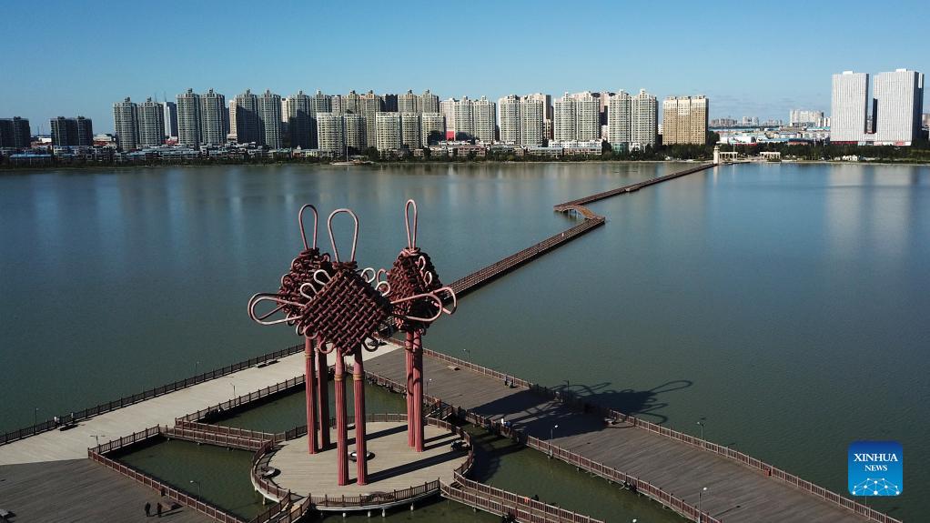 Aerial view of Daqing, northeast China's Heilongjiang - Xinhua